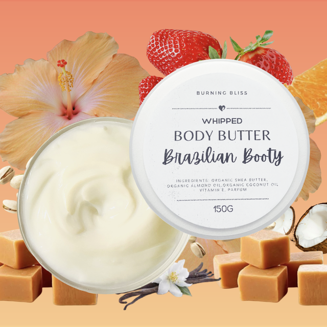 WHIPPED BODY BUTTER - BRAZILIAN BOOTY (BUM BUM TYPE) – Burning Bliss