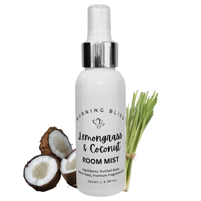 Room Spray | Lemongrass + Coconut – Burning Bliss